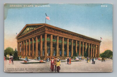 1915 Panama Pacific Expo Oregon State Building San Francisco Building ...