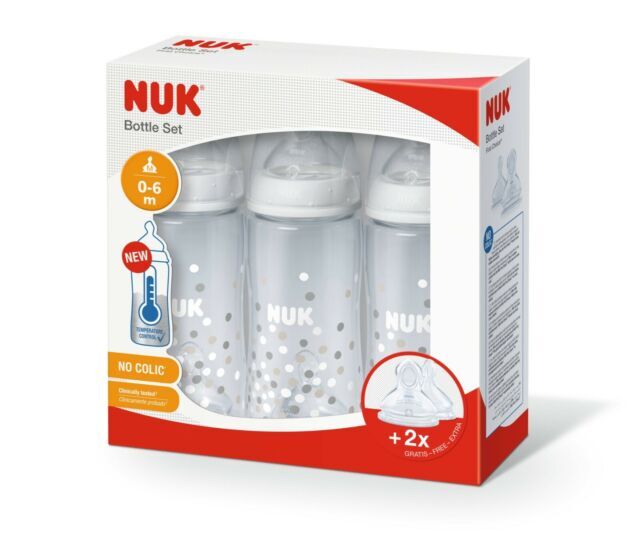 NUK 10225194 Bottle Set - 3 Pack for sale online | eBay