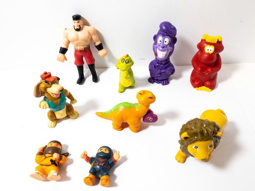 Lot of Vintage Fast Food Action Figures Wendy's Soma Ninjas | eBay
