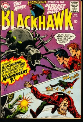 BLACKHAWK #217-DC-GIANT INSECT COVER FN | eBay