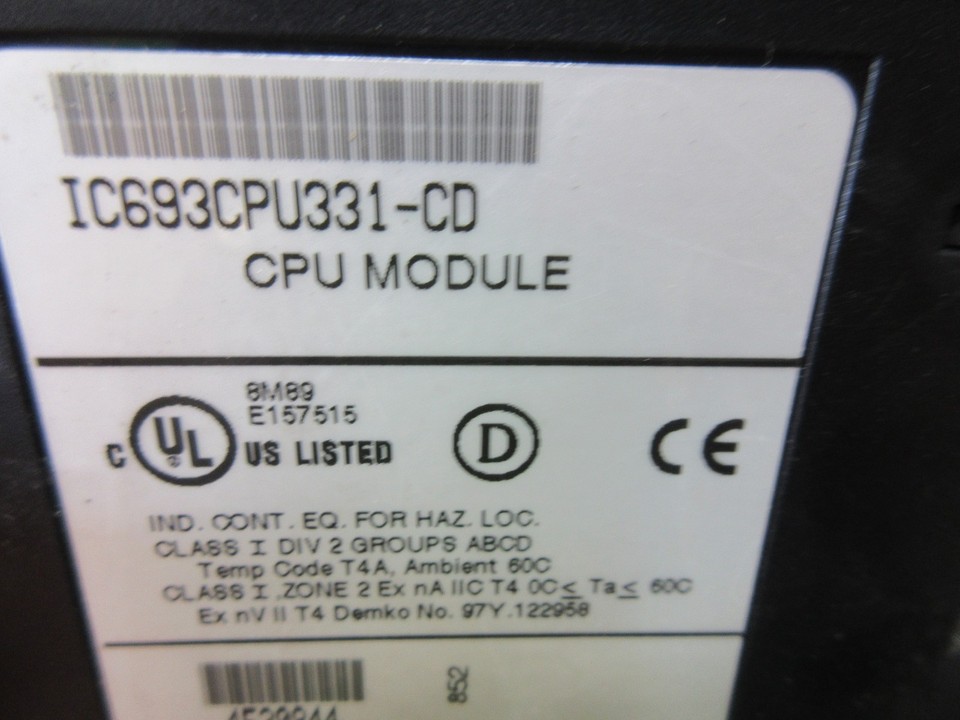 GE FANUC CPU MODULE IC693CPU331-CD 4520844 CNC WARRANTY | eBay