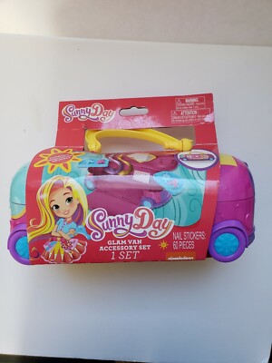 SUNNY DAY ~ Glam Van Accessory Set Hair Extensions Nail Stickers 60 ...