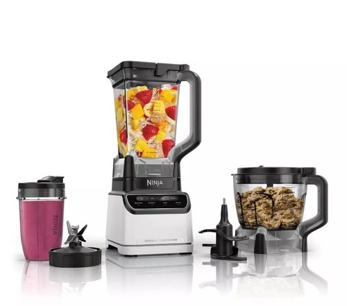 Ninja Grand Kitchen System 1200 Watts, Blender, 4 Preset Auto-iQ ...
