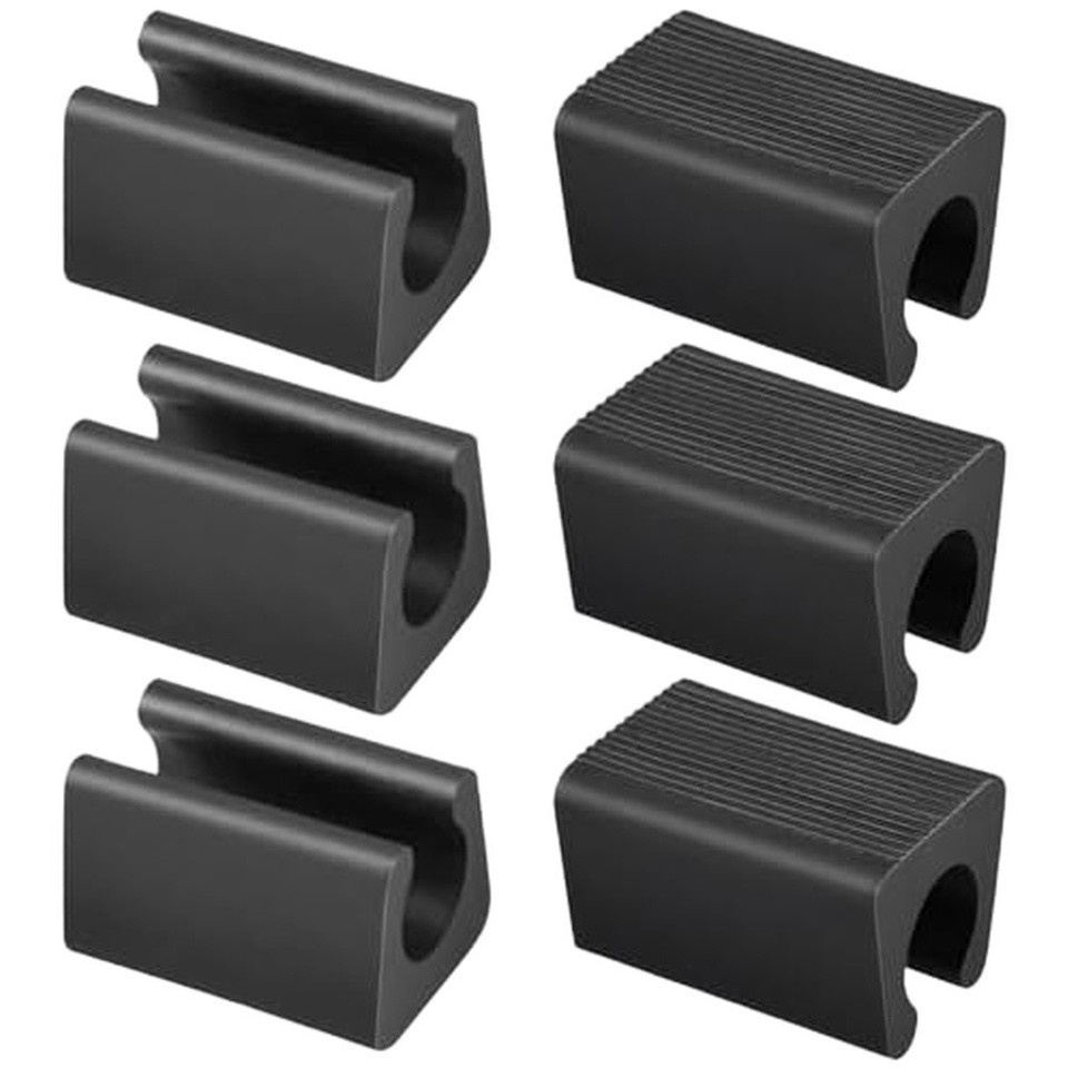 14mm Chair Leg Plastic Covers U Shaped Foot Protectors Noise Reducing ...