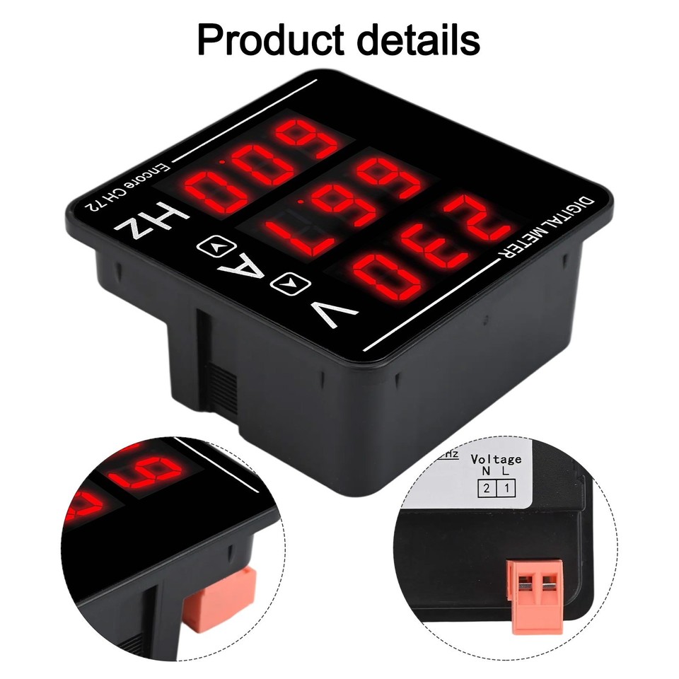 Ammeter Voltammeter Frequency Measuring Device for Automation Equipment ...