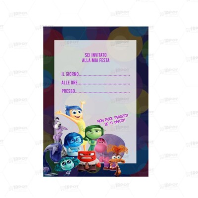 30 INVITI DI CARTA INSIDE OUT 2 | eBay