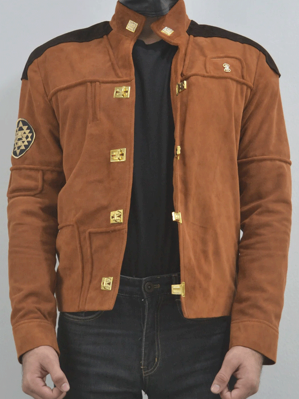 Handmade Colonial Viper Pilot Battlestar Galactica Brown Suede Leather ...