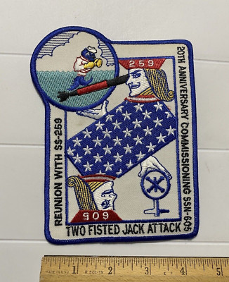 USS Jack SSN-605 SS-259 Reunion Two Fisted Jack US Submarine Souvenir ...