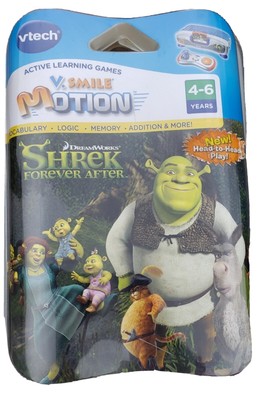 NEW Vtech V.Smile V Smile Motions ~ SHREK FOREVER AFTER ~ Learning Game ...