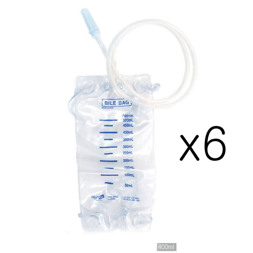 6x Medical Disposable Sterile Hospital Bile Bag 400ml Tube belt | eBay
