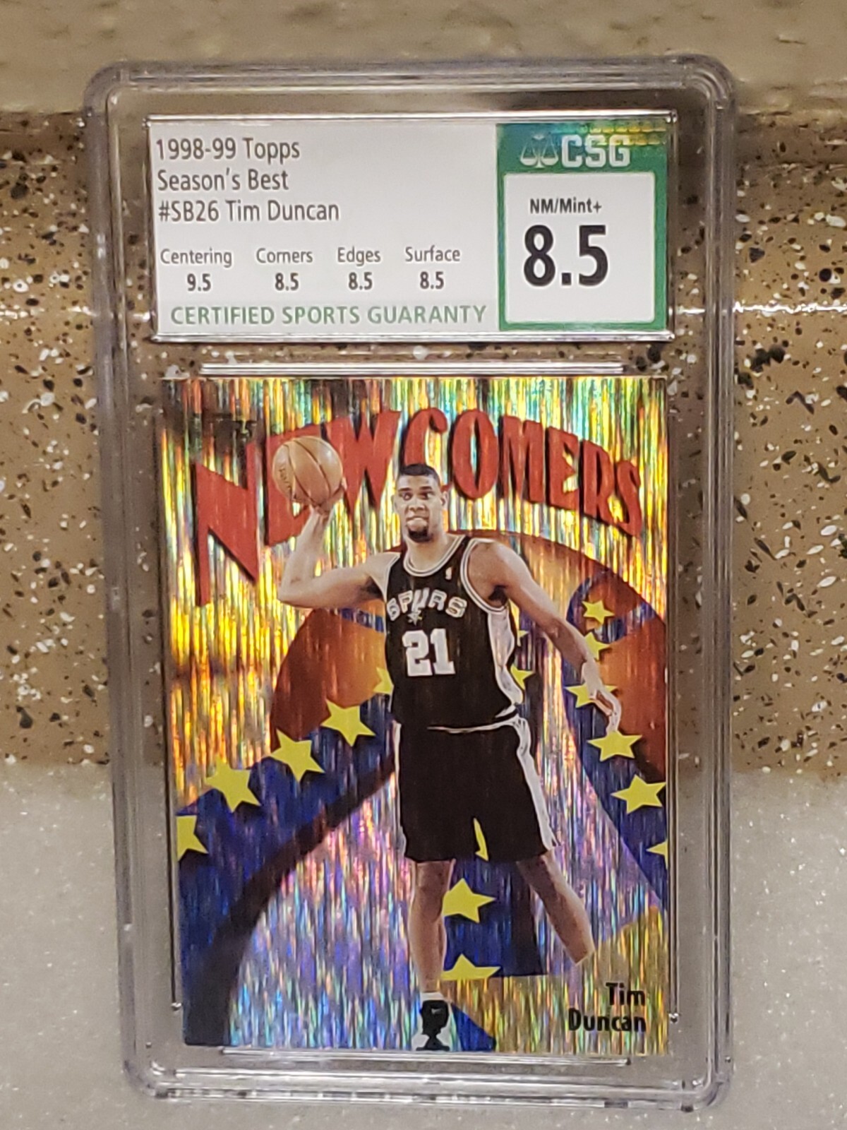 1998-99 Topps - Season's Best Newcomers #SB26 Tim Duncan for sale ...