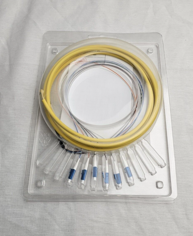Wirewerks LC/PC Pigtail Single mode OS2 OFNR 6 Fiber 900um 19" Legs 3 ...