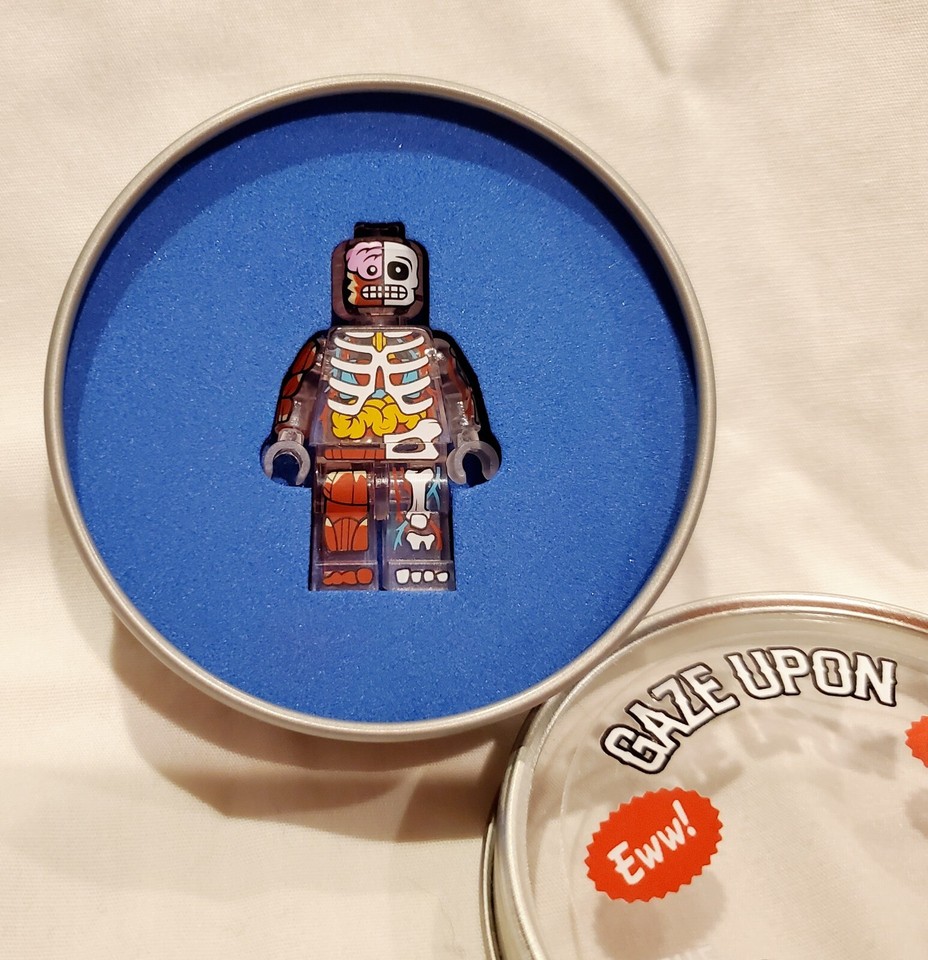 In Hand Citizen Brick - The Visible Man Minifigure - Rare New LEGO ...