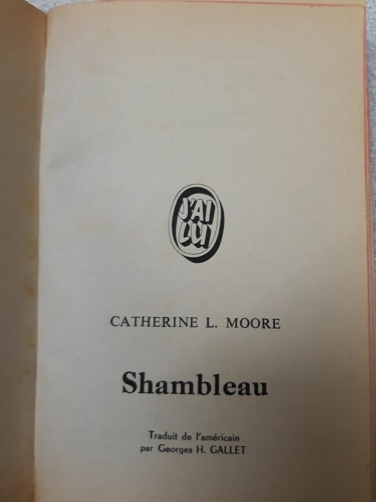 Shambleau | Catherine L.Moore | Bon état | eBay