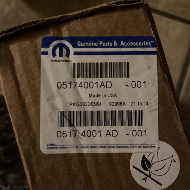 Disc Brake Pad Set Mopar 05174001AD for sale online | eBay