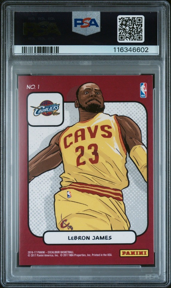 LeBron James 2016 Panini Excalibur Kaboom #1 PSA 8 💥🐐📈 | eBay