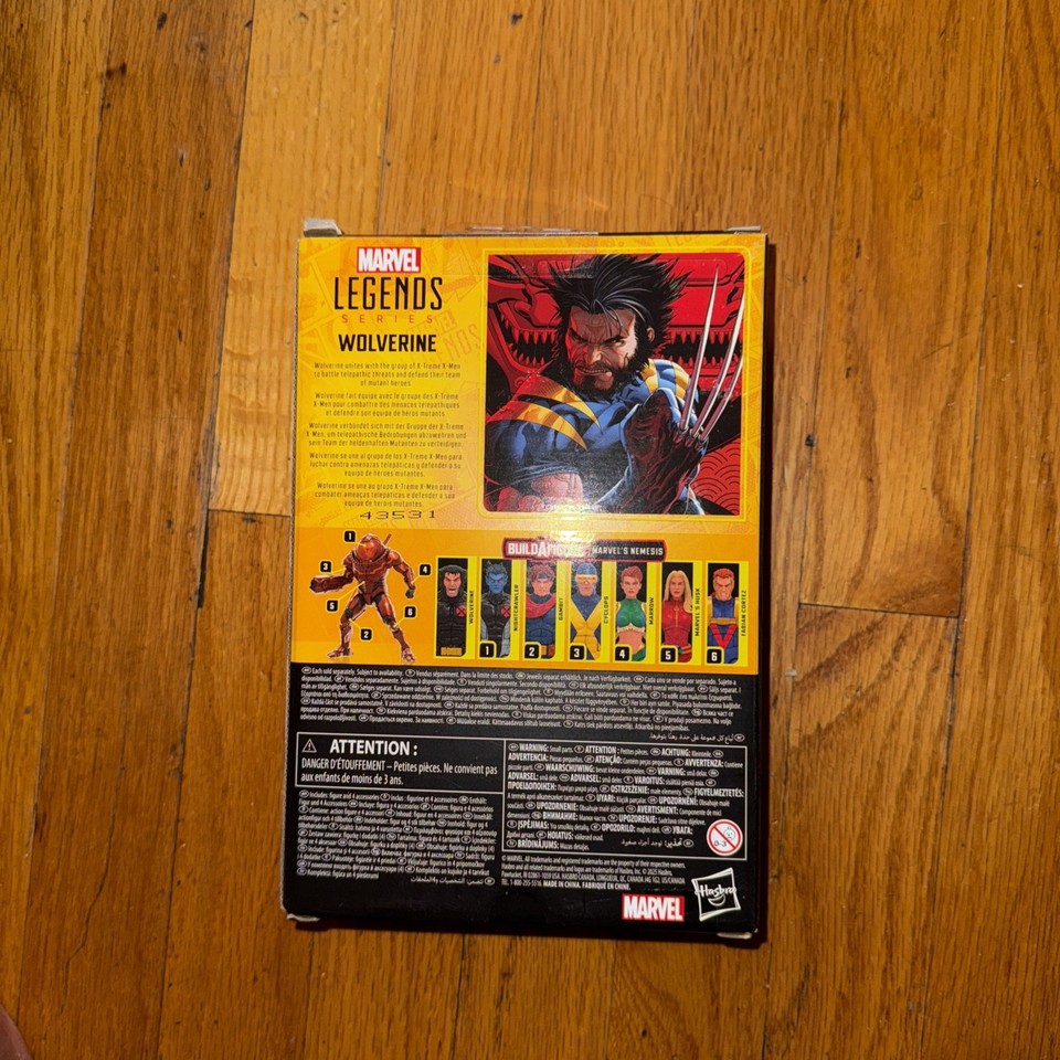 Hasbro Marvel Legends X-Men X-Treme Wolverine (Nemesis BAF Wave) *NEW ...
