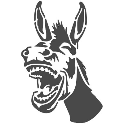 7"x10" Clear Plastic Stencil - Donkey Mule (SC843)***** | eBay