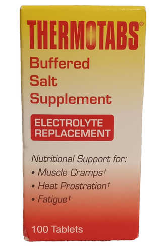 THERMOTABS Salt Supplement Buffered 100 Tablets Ex.07/2026 | eBay