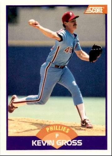 1989 Score Baseball Card Kevin Gross A Philadelphia Phillies #227 | eBay