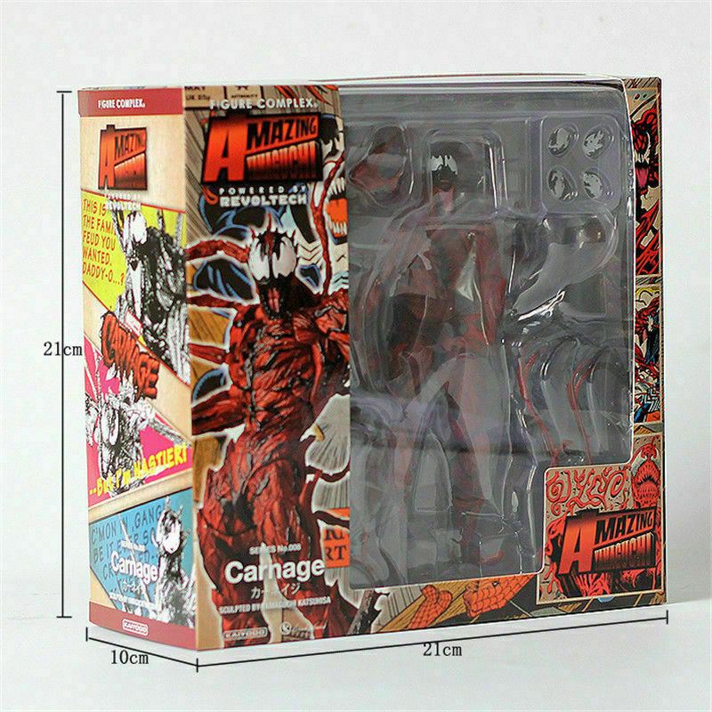 6" Kaiyodo Revoltech Amazing Yamaguchi Carnage Action Figure Toy New in ...