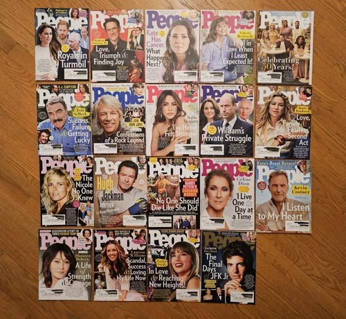 NEW UNREAD PEOPLE Lot of 19 Magazines March - August 2024 | eBay