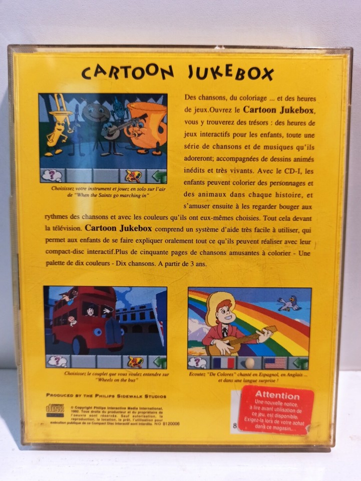 Philips CDI Cd-I / Cartoon Jukebox/VF | eBay Australia