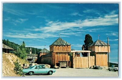 c1960's Frontier Town near Helena Car Park Montana Canada CA Vintage ...
