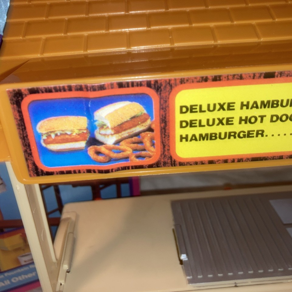 VINTAGE Sears Exclusive Barbie Snack Shack Playset & Org. Box 1984 RARE ...