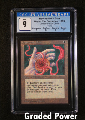 MTG Beta Nevinyrral's Disk CGC 9 Magic the Gathering | eBay