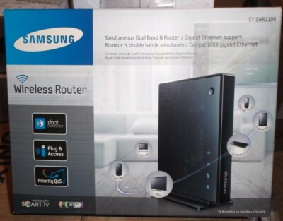 Samsung CY-SWR1100 Wireless N Dual Router 300 Mbps Link Wifi 1GB ...