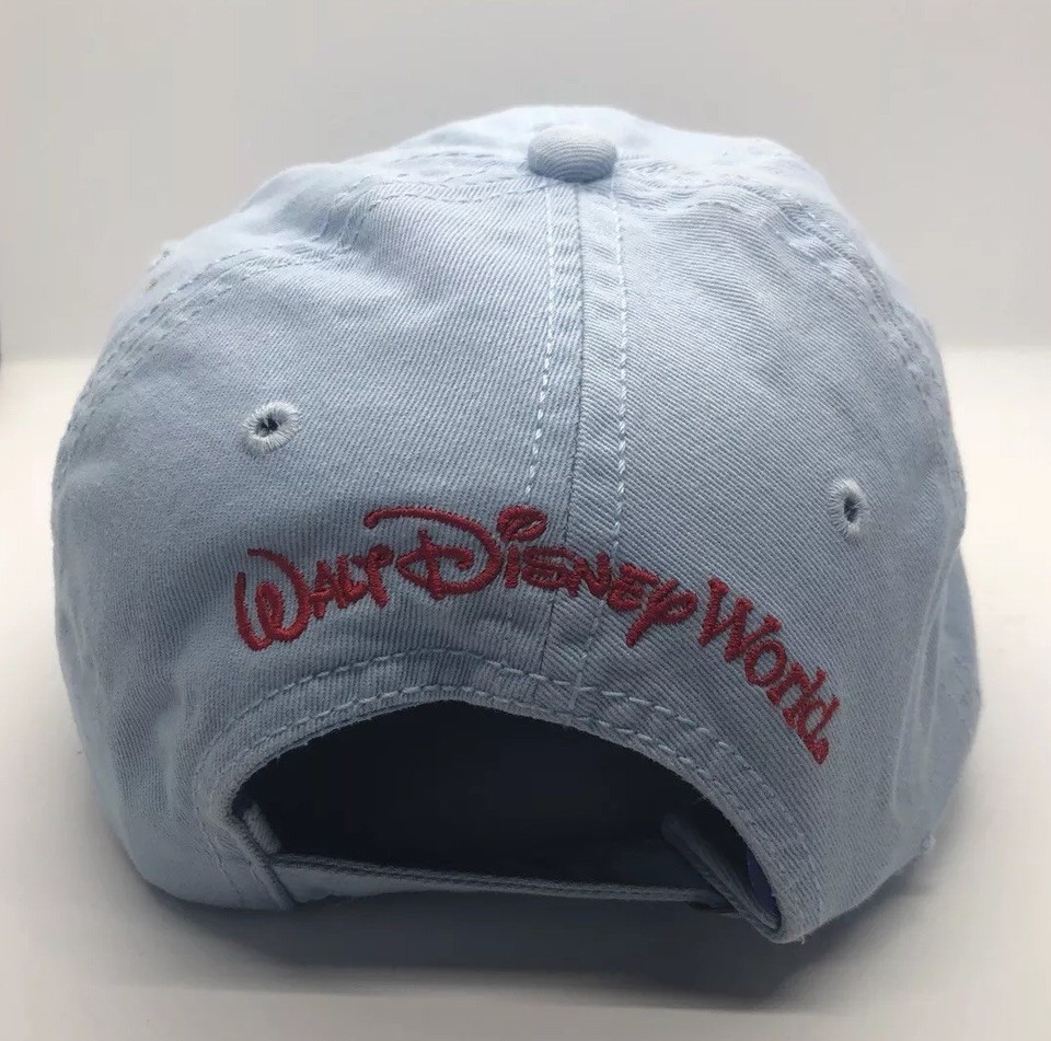 Minnie Mouse Cap Hat Walt Disney World Adjustable Adult 100% Cotton | eBay