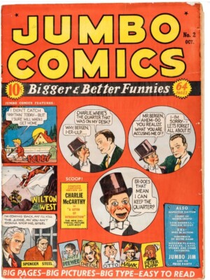 Jumbo Comics #2 (Fiction House - 1938) - Incredibly Rare - Gerber "7 ...
