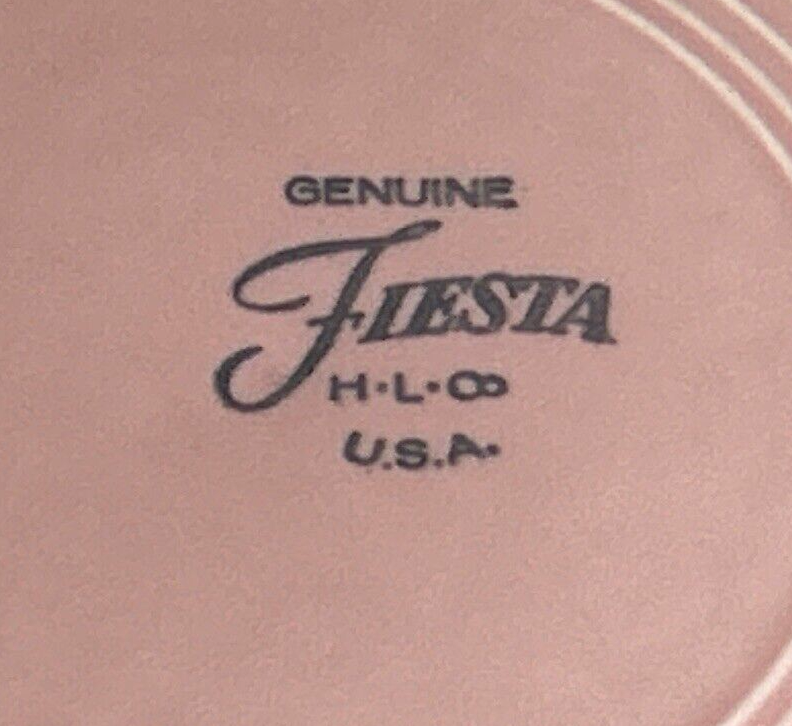 Set of 2 FiestRetired Rose Pink Fiestaware 10'' Dinner Plates USA | eBay