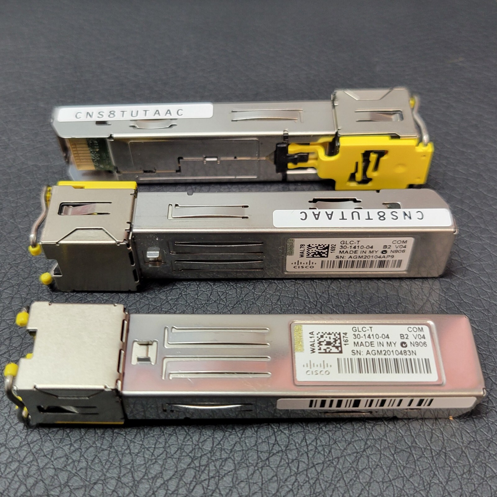 Lot of 3 CISCO GLC-T (30-1410-04) 1000BASE-T Transceiver Module - USED | eBay