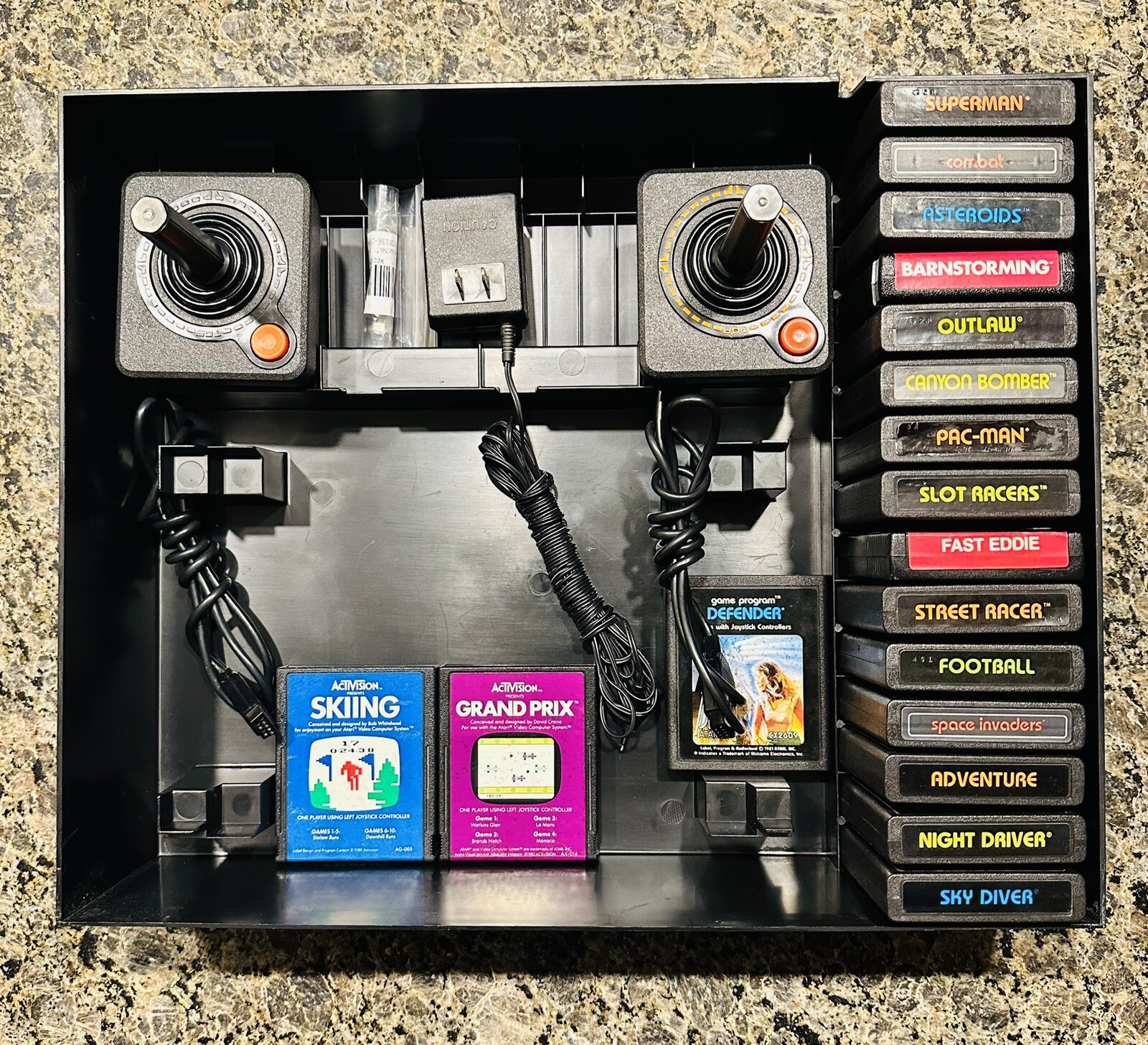 Vintage ATARI CX-2600A Console + 18 Games Wood Grain Video Game ...