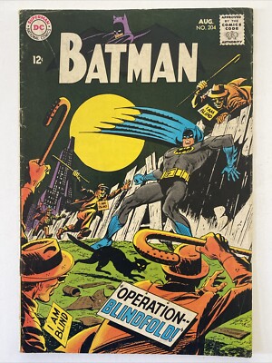 Batman #204 (DC 1968) 1st Appearance of Schemer Mid Grade | eBay