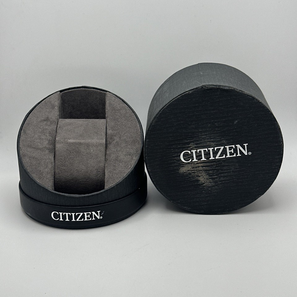 CITIZEN NIGHTHAWK BLACKOUT STAINLESS STEEL MEN'S ECO-DRIVE WATCH, & BOX ...