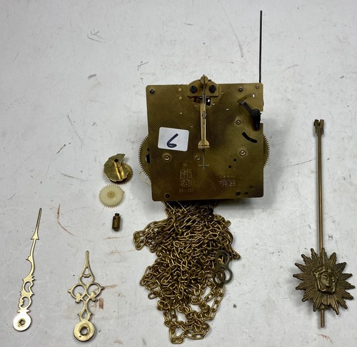 Hermle FHS Clock Movement With Hands, Chains, And Pendulum | eBay