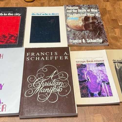 Francis A Schaeffer Christian Philosophy Lot 7 Vintage Paperbacks 60s ...