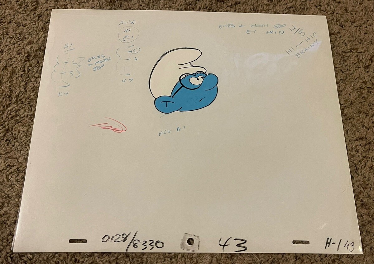 Smurfs Drawing Brainy