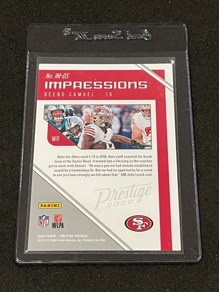 2020 Panini Prestige Football Deebo Samuel Impressions #IM-DS - SF ...
