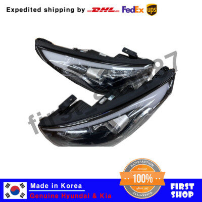 GENUINE HeadLight halogen Lamp Assy LH + RH 2P Set for Hyundai Tucson ...