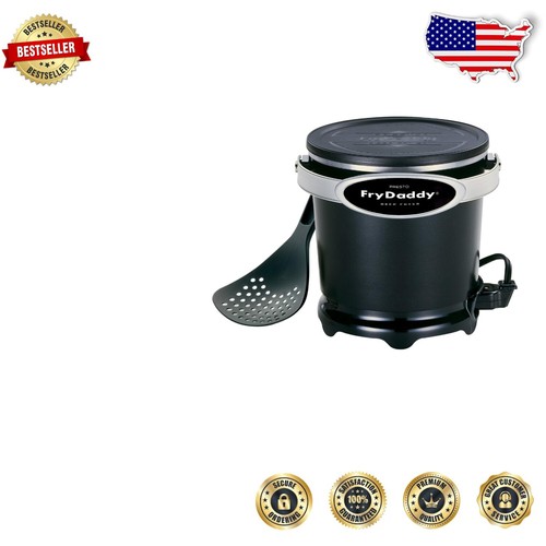 Quick & Convenient Fry Daddy Plus Deep Fryer - 4-Cup Oil Capacity ...