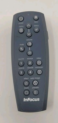 InFocus Screenplay Director Remote Control For LCD Projector OEM ...