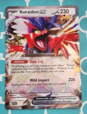 Koraidon EX SV1EN- JUMBO/OVERSIZED Promo Card- Pokemon | eBay