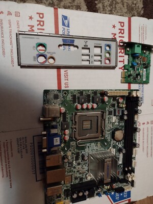 Foxconn motherboard E253117 ML 94v-0 with modem and I/O shield | eBay