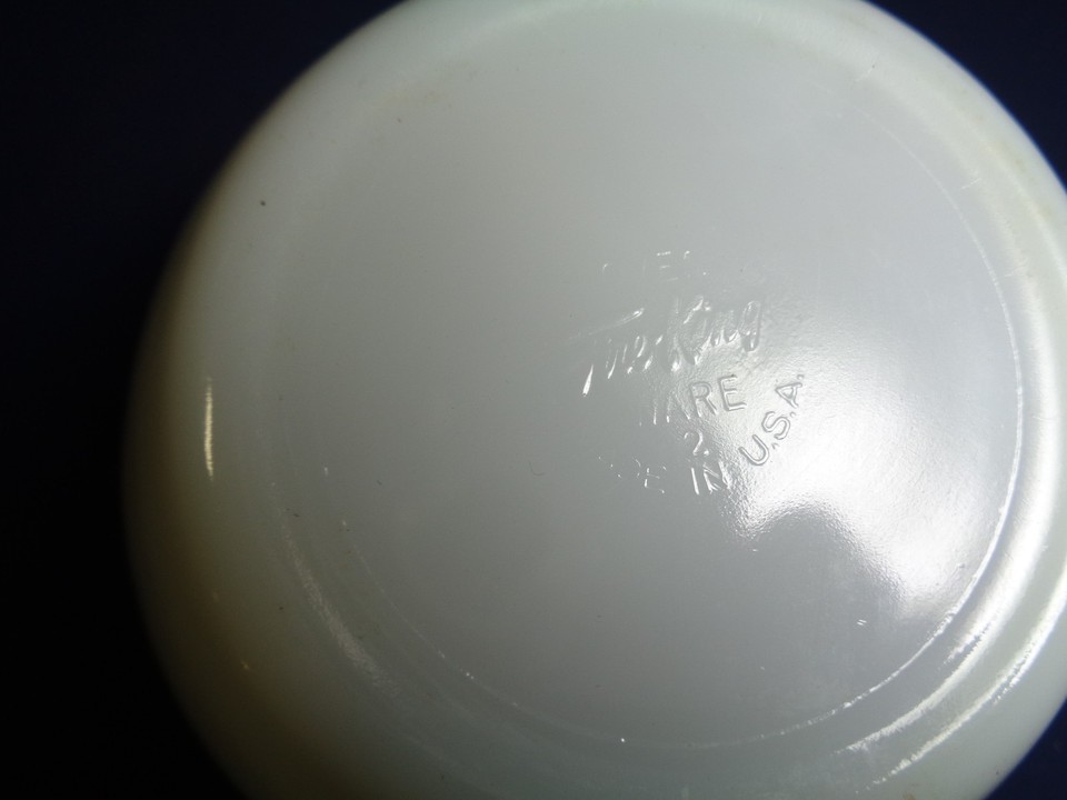 Fire King Chafing Dish White Bowls & Brass | eBay