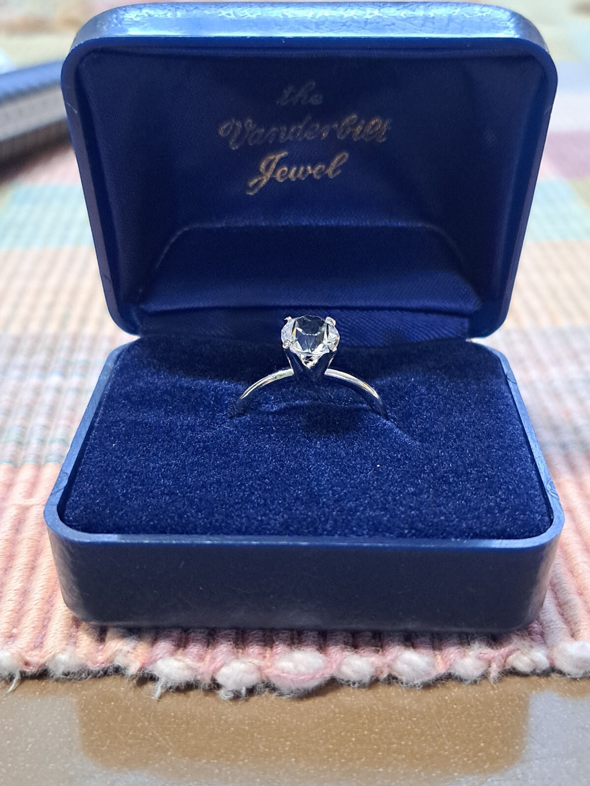 Vintage Uncas The Vanderbilt Jewel Cubic Zirconia Ring | eBay