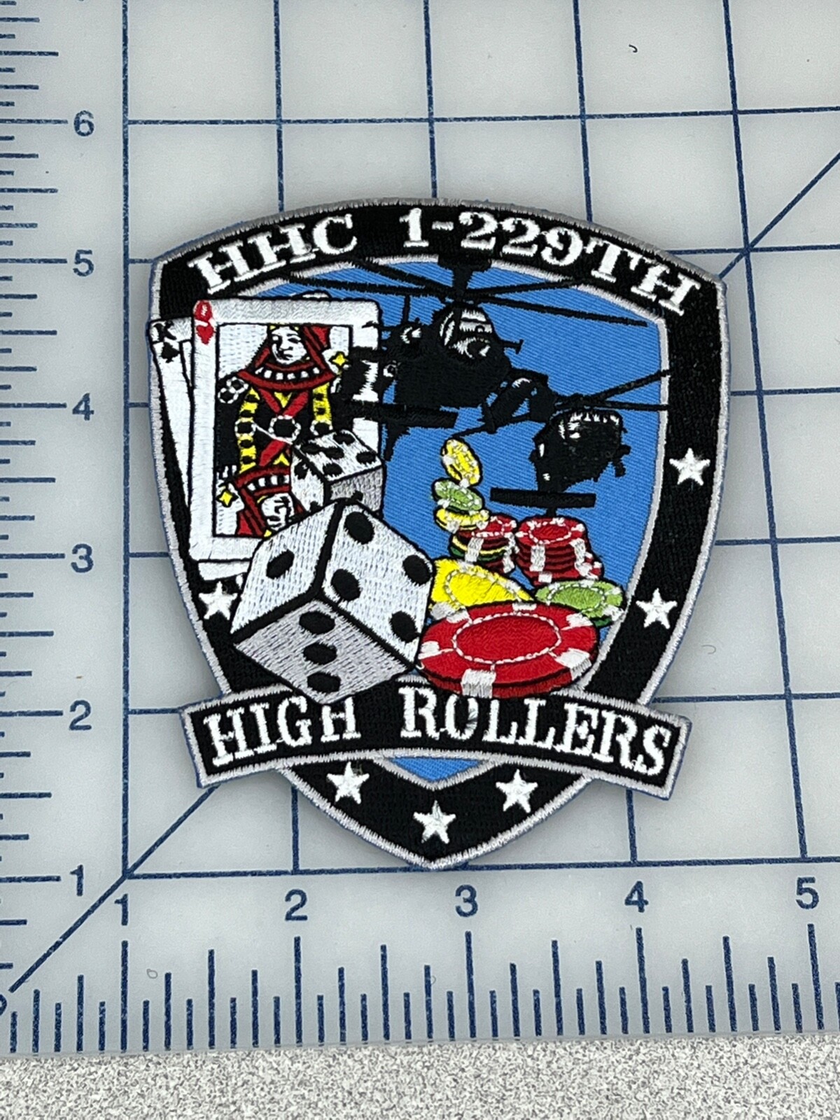 US Army Aviation HHC 1-229th HIGH ROLLERS Squadron Patch | eBay